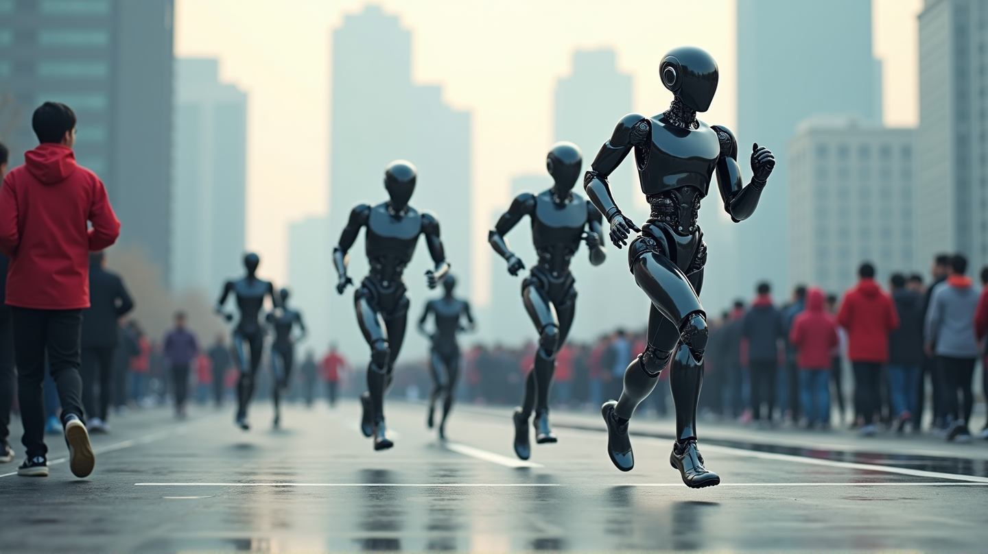 Revolutionizing Races: Humanoid Robots Join Humans in Beijing's Iconic ...