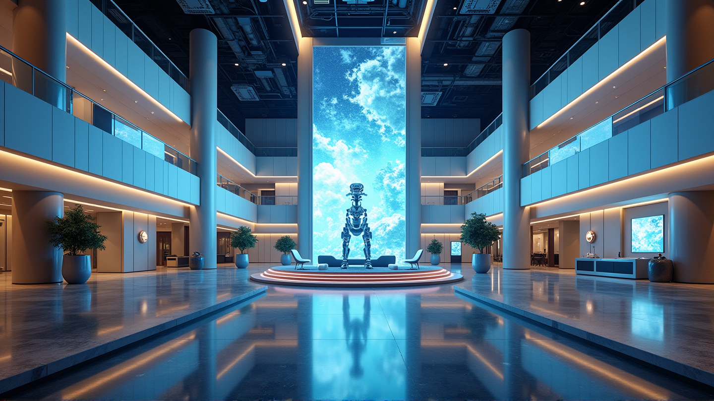 The Future of Hotels: AI-Powered Custom Views and Robotic Receptionists